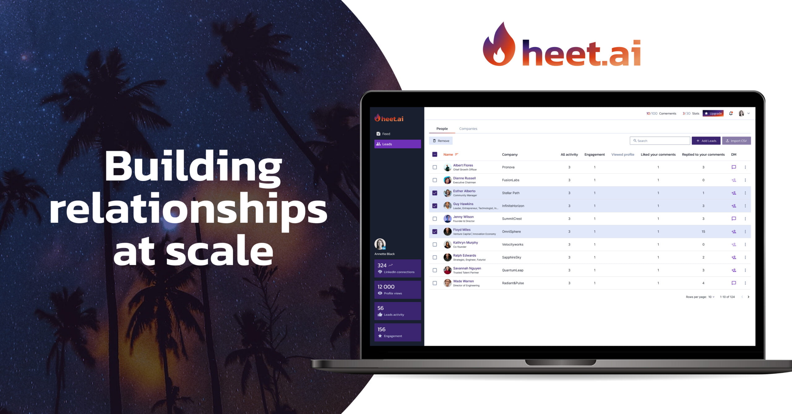 heet.ai - Comment and grow your profile on LinkedIn
